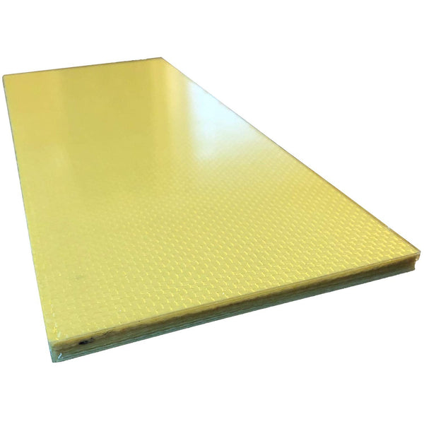 (1) Kevlar Plate - 100mm x 250mm x 6mm Thick - 100% Kevlar Plain Weave ...